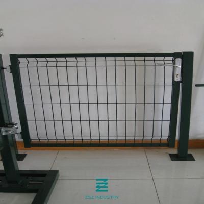 China Galvanizing 3d Panel Fence , Metal Garden Gates With Long Using Life for sale