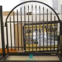 China Wrought Iron Garden Fence Panels , Galvanizing Wrought Iron Fence Gate for sale