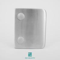 China Heavy Duty Glass Balustrade Clamps 70mm X 55mm Superior Corrosion Resistance for sale