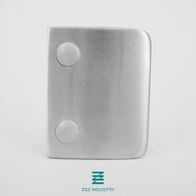 China Heavy Duty Glass Balustrade Clamps 70mm X 55mm Superior Corrosion Resistance for sale
