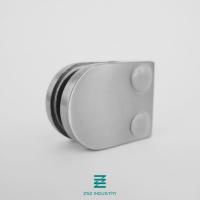 China Small D Glass Railing Clamps Satin Finish / Mirror Finish Easy Installation for sale