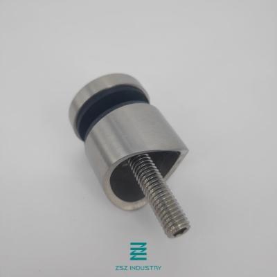 China Stainless Steel Standoff Handrail Pipe Clamps Satin / Mirror Surface Treatment for sale