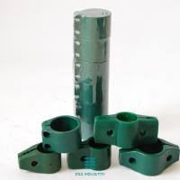 China 60x40mm Wire Fence Clips , Column Anchor Galvanised Fence Fittings for sale