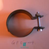China 60x40mm Post Anchor Fittings , Chain Link Fence Fittings Iron Bar & Sheet Material for sale