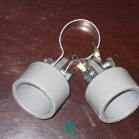 China Wire Tensioner Galvanized Fence Fittings Clamp Pole Anchor 60x40 for sale