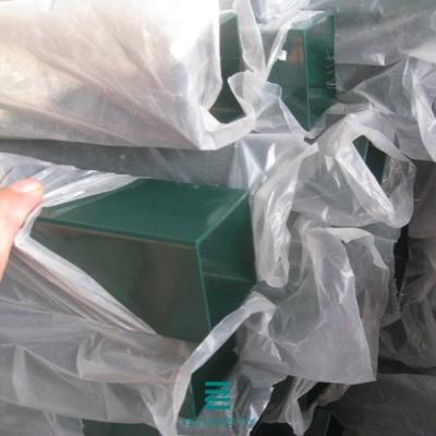 China Welded Wire Mesh Fence Square Galvanized Fence Post 60mmx60mmx2000mm for sale