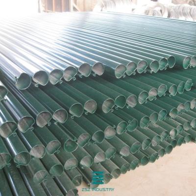 China Durable Powder Coated Fence Posts , Iron Fence Post 48mm X 1700mm for sale