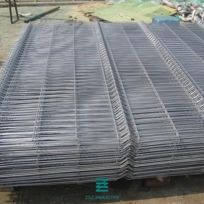 China 3D Farm Galvanized Welded Wire Mesh Panels , Silver Welded Fence Panels for sale
