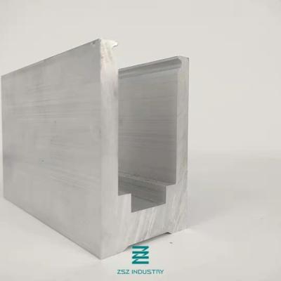 China Aluminum 6063 U Channel For Glass Railing With Good Corrosion Resistance for sale