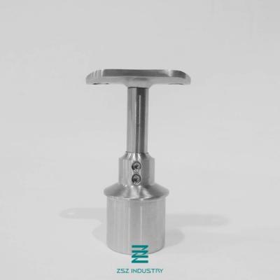 China 304 Stainless Steel Handrail Brackets Support With Direction Adjustable for sale