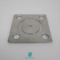 China Home Decoration Square Railing Post Base , Stainless Steel Handrail Post Bas for sale