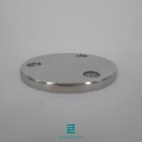 China 42.40mm Steel Balustrade Posts , Flat Mounting Stainless Steel Round Post for sale
