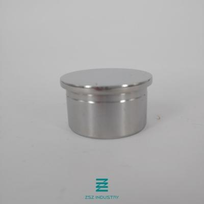 China Stainless Steel 304 Banister Rail End Caps 42.4mm SGS ISO9001 Certificate for sale