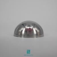 China Dome Shaped Handrail End Caps With Satin / Mirror Surface Treatment for sale