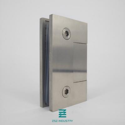 China 0 Degree Wall To Glass Door Hinges Stainless Steel 304 / 316 Material for sale