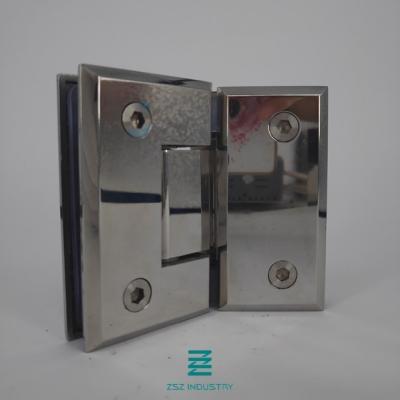 China 135 Degree Wall To Glass Stainless Steel Glass Door Hinges For Shower Room for sale