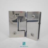China 135 Degree Glass To Glass Glass Shower Door Hinges Flat Shape W55mm X H90mm for sale