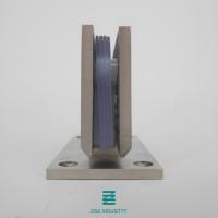 China 90 Degree Stainless Steel Glass Door Hinges W55mm X H90mm For Shower Room for sale