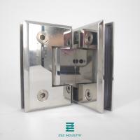 China Commercial Glass Door Hinges , Stainless Steel 304 Glass Fitting Hinges for sale