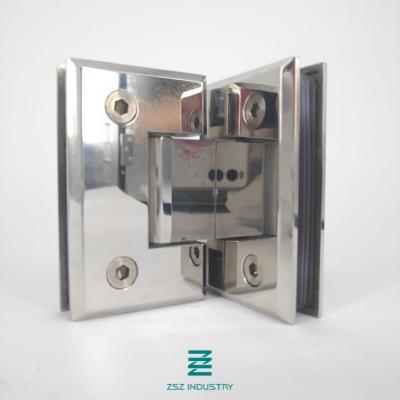 China Commercial Glass Door Hinges , Stainless Steel 304 Glass Fitting Hinges for sale