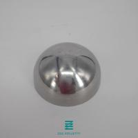 China 42.4mm Half Ball Shaped Handrail End Caps For Construction And Decoration for sale
