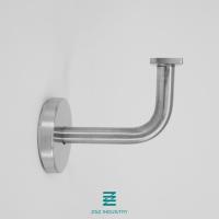 China Stainless Steel Handrail Brackets With Satin / Mirror Polish Surface Treatment for sale