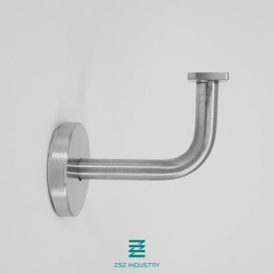 China Stainless Steel Handrail Brackets With Satin / Mirror Polish Surface Treatment for sale
