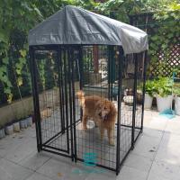 China Sqaure Tube Frame Powder Coated Wire Mesh Panels / Welded Wire Fencing Panels for sale