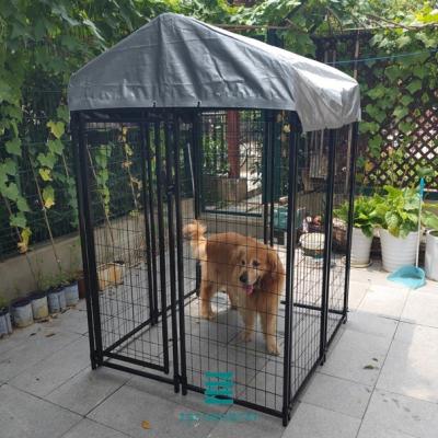 China Sqaure Tube Frame Powder Coated Wire Mesh Panels / Welded Wire Fencing Panels for sale