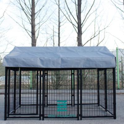 China Durable Welded Wire Mesh Fence Panels Metal Dog Kennel 225 X 160 X 150cm for sale