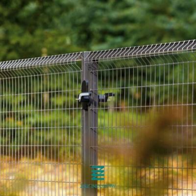 China 1200mm Height Glavanizing Garden Fence Gate 3D Fence Panels Double Gate for sale