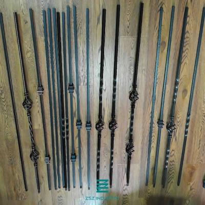 China Hollow Tube Square Metal Railing Posts For Powder Coating Stairs Balustrades for sale