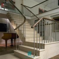 China Balustrades Metal Handrail Post 304L Balcony Railing Design Small Size Lightweight for sale