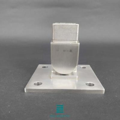China 306L Stainless Steel Cable Railing Posts Deck / Porch Railings Flat Mounting for sale
