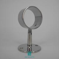 China Staircase Handrail Brackets Mirror Polish For Flat Ground / Wall Mounting for sale