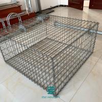 China Welded Iron Wire Mesh Fence Rolls Wire Mesh Gabion Box Rectangle 2 * 1 * 1m for sale