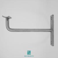 China Wall Mounting Exterior Stair Brackets Glass Balustrade 45mm Height Satin / Mirror Polish for sale
