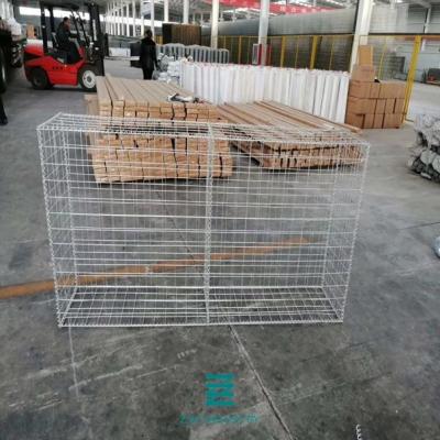China Flood Prevention Welded Wire Mesh Fence Rolls Anti Corrosion Gabion Box for sale