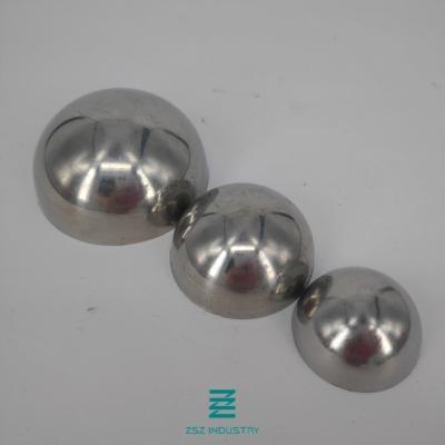 China Handrails Size Variety Stainless Steel 316L End Caps Dome for Mirror Polish Surface Treatment Stainless Steel Round Tube for sale