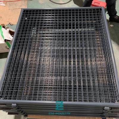 China High Strength Garden Fence Gate Round Single Wire Mesh Fence 1000mm / 1500mm Width for sale