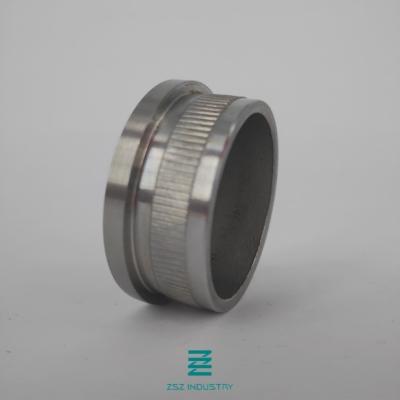 China Dome Balustrade End Caps 8mm Height 42.4 X 2.0mm Mounting Satin / Mirror Surface for sale