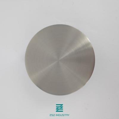 China Deck Double Plate Handrail End Caps Dome Shape For Balcony / Stair Silver Color for sale