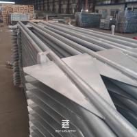 China Wing Post Iron Tube zinc thickness reach 60-70 μm Galvanizing Fence Panel Metal Fence Posts for sale