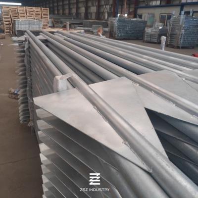 China Wing Post Iron Tube zinc thickness reach 60-70 μm Galvanizing Fence Panel Metal Fence Posts for sale