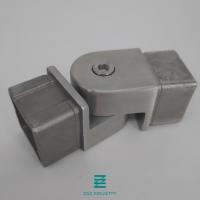 China Adjustable Flush Elbow Handrail Connector Square 27mm Height With Iso9001 for sale