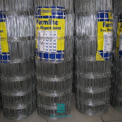 China Width 15mm Mesh Hole Galvanized Mesh Roll Fixed Knot Fence For Protection for sale