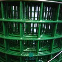 China 1m X 15m Green Wire Fencing Roll / Coated Wire Fencing Roll High Tensile Strength for sale