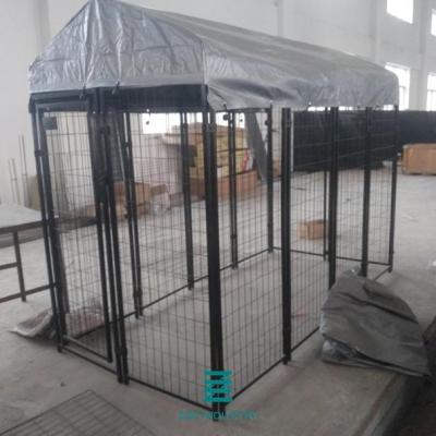 China Customized Welded Wire Mesh Fence Panels Black Color Rigid Welded Type for sale