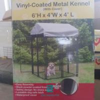China Pet House Outdoor Welded Wire Mesh Fence Panels Dog Kennels Corrosion Resistance for sale