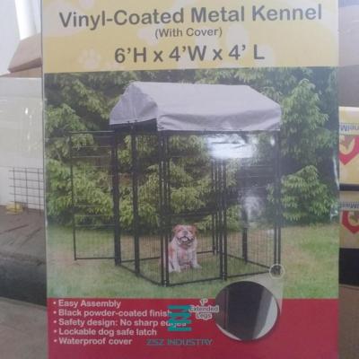 China Pet House Outdoor Welded Wire Mesh Fence Panels Dog Kennels Corrosion Resistance for sale